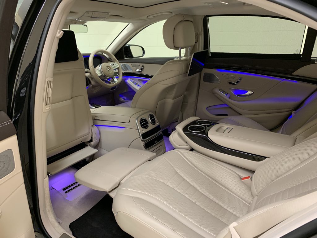 S-Class Interior Rear 1 - SHS Hire